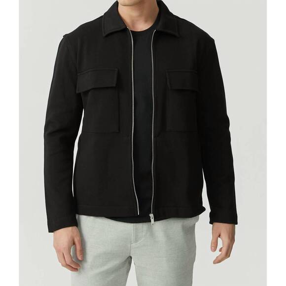 Mavi | Jackets & Coats | New Mavi Zip Front Jacket In Black | Poshmark